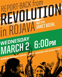 Report-Back from the Revolution in Rojava: Burlington, VT Event ...